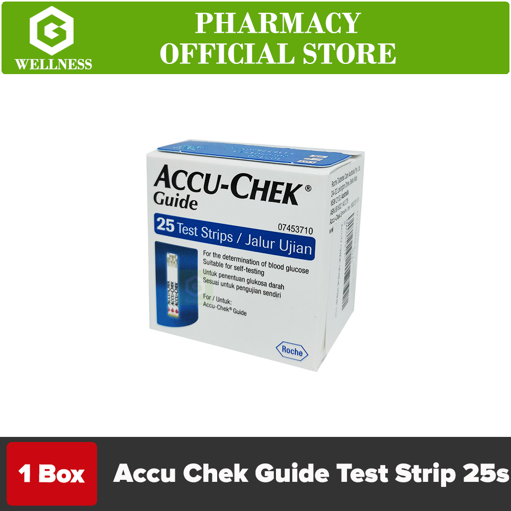 Accu Chek Guide Me Glucometer Blood Glucose Monitor Set / Test Strip ...