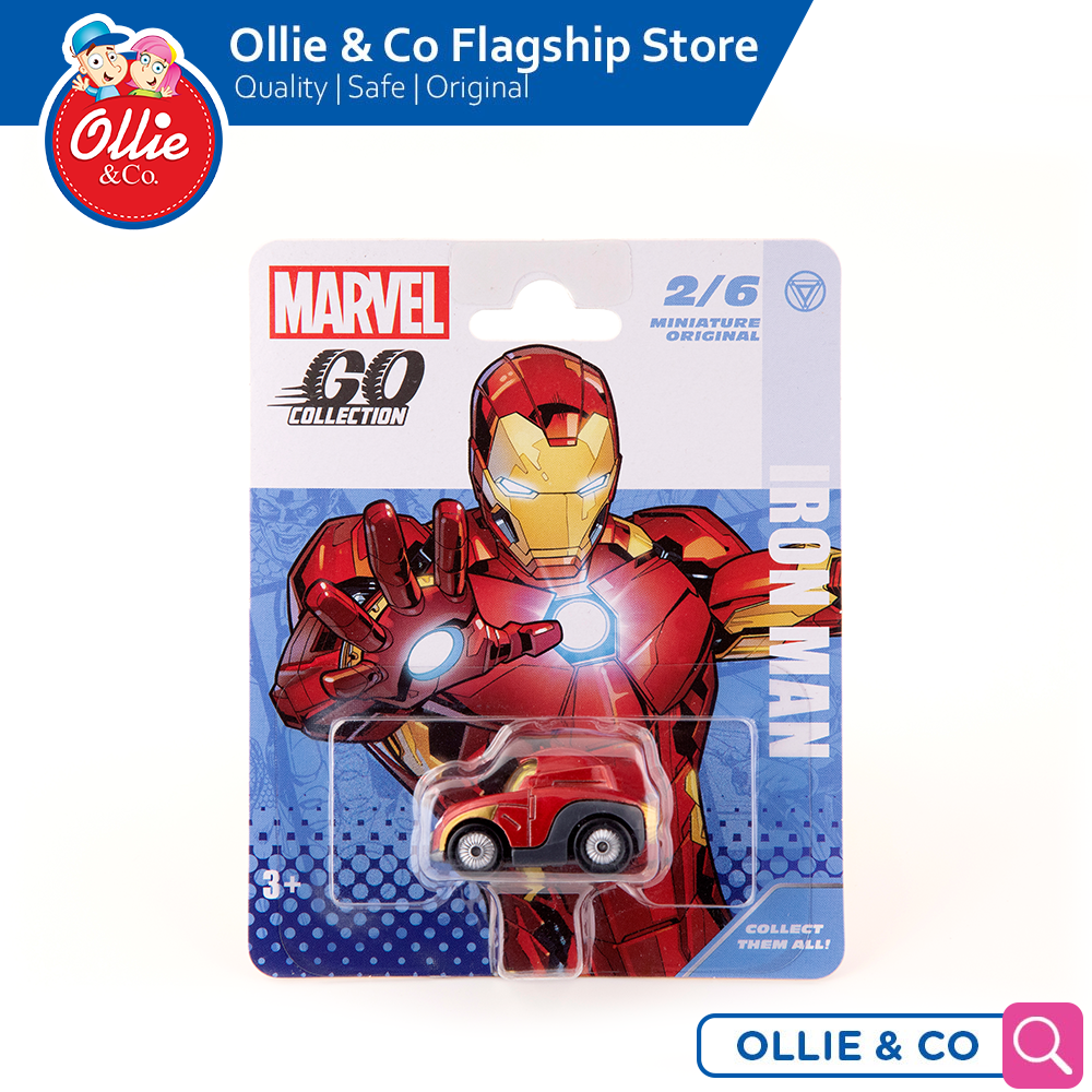 Marvel Go Collection Die-cast Miniature Vehicle Iron Man Toys for boys ...