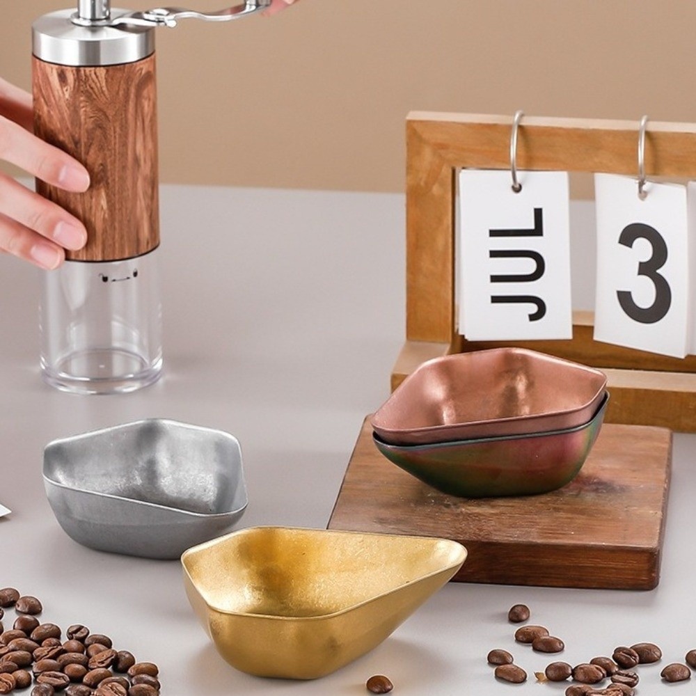 Display Tray Stainless Steel Coffee Bean Dosing Cup Wear-resistant ...