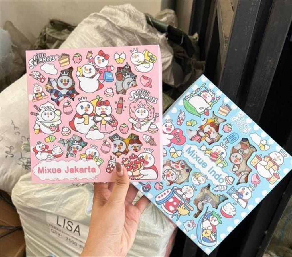 CLAIYDREAM STICKER MIXUE | STIKER MIXUE 1 BOX ISI 100PCS | Lazada Indonesia
