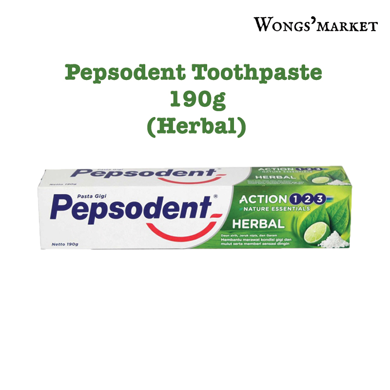 Pepsodent Toothpaste 190g (Cavity Fighter/Herbal) | Lazada