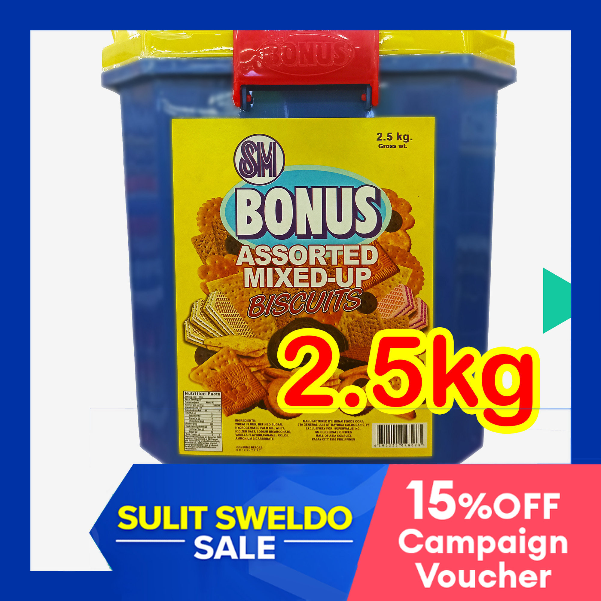 2.5kg SM Bonus BISCUITS ASSORTED TIMBA Sale Snacks Package Set Assorted ...