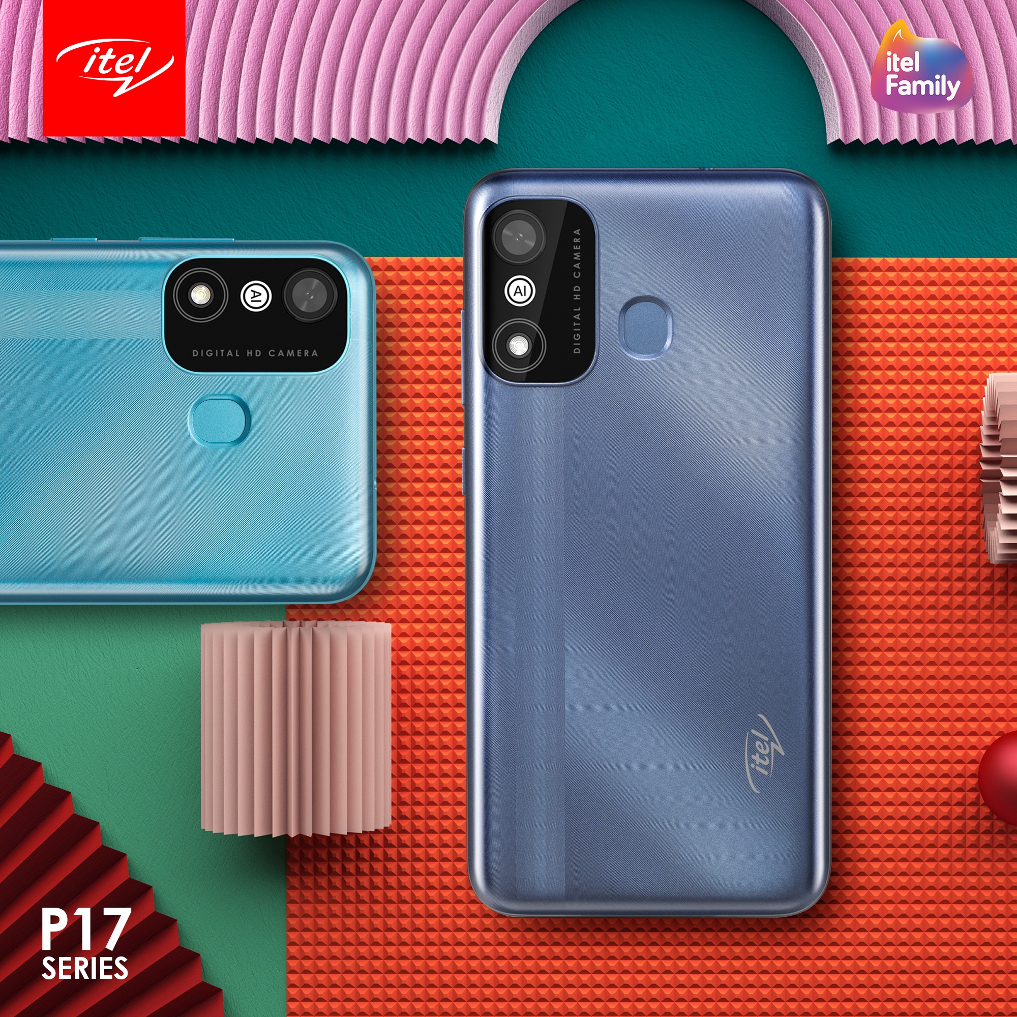 Itel P17Pro 4G จอ 5.5" Ram 2GB Rom 32GB กล้องหน้า-หลัง 5MP แบต 4000mAh ...