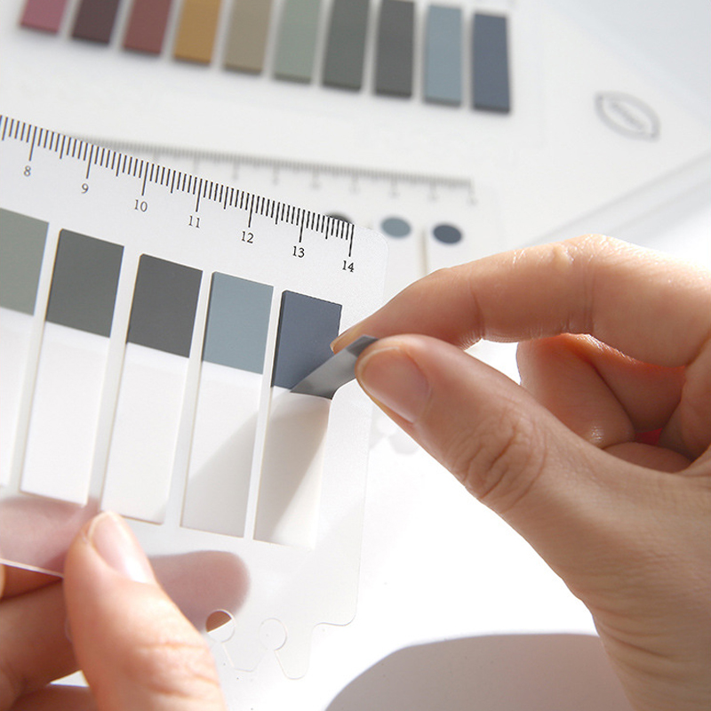 200 Sheets/pack Morandi Waterproof Pet Sticky Memo Pads Translucent ...