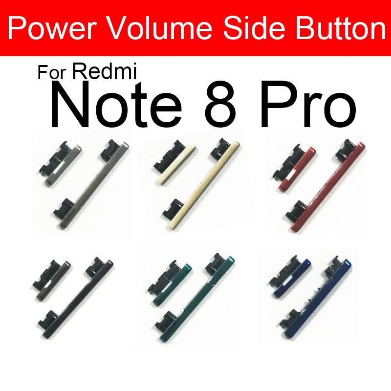 Power Volume Side Key For Xiaomi Redmi Red Rice Note 7 8 Pro 8T Note 7 ...