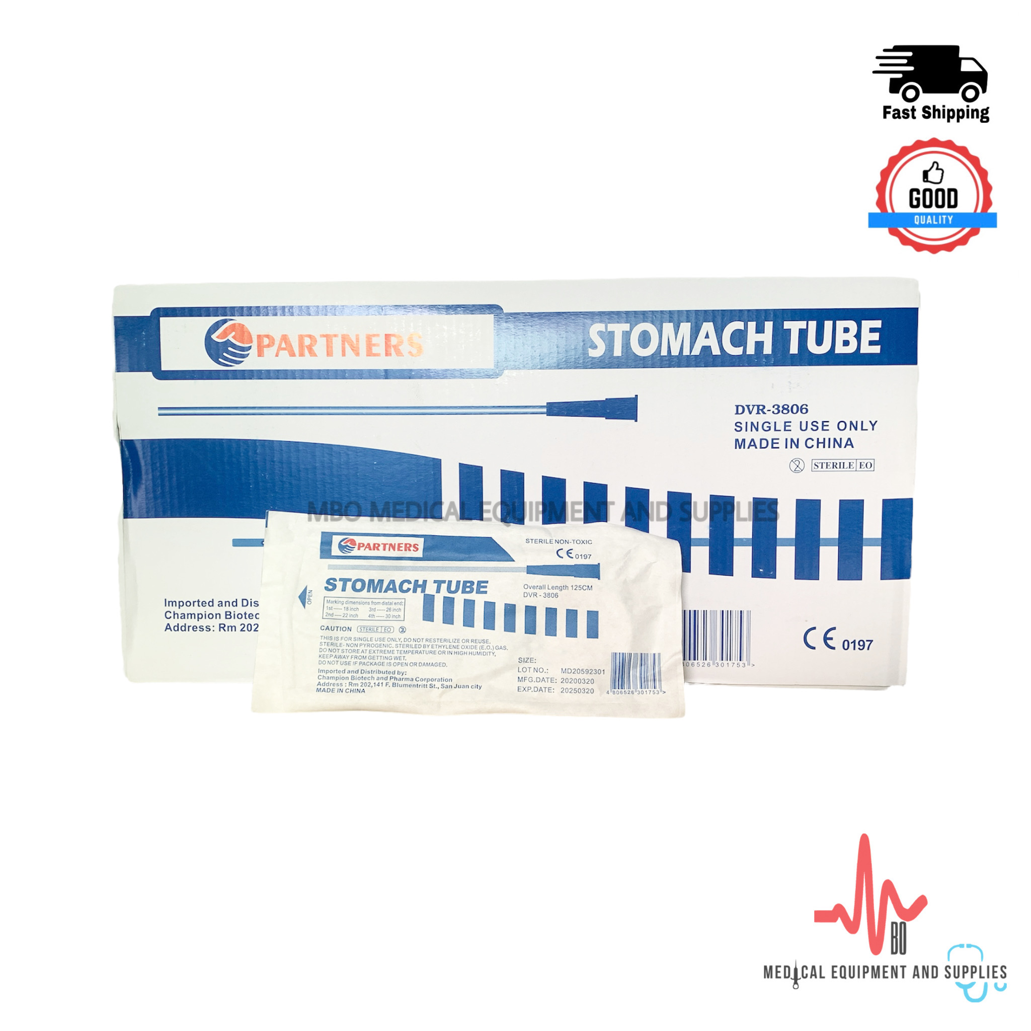 NGT Stomach Tube With Cover 50PCS/BOX - FR 10, 12, 14, 16, 18 | Lazada PH