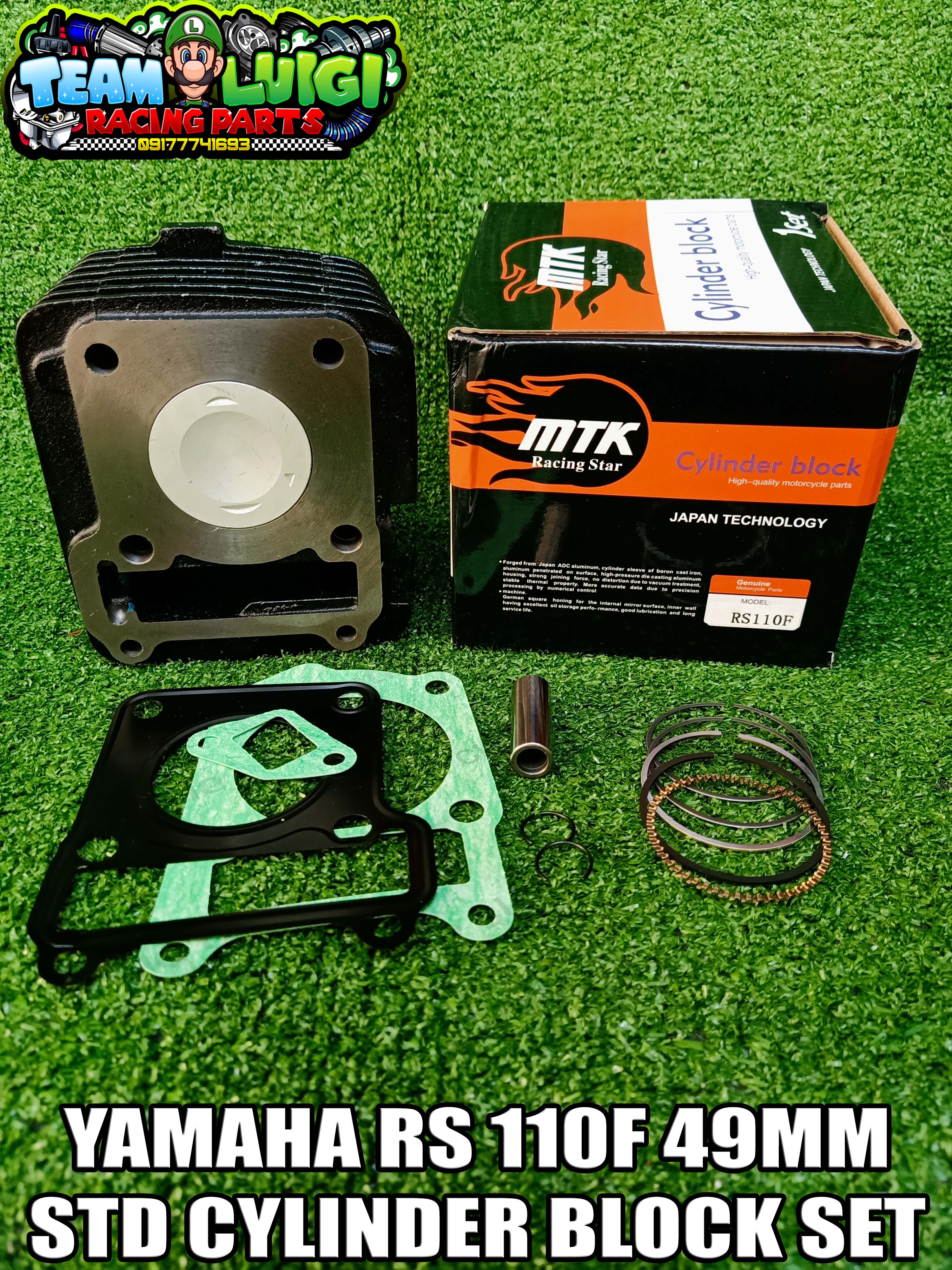 MTK YAMAHA RS 110F 49MM STANDARD CYLINDER BLOCK SET | Lazada PH