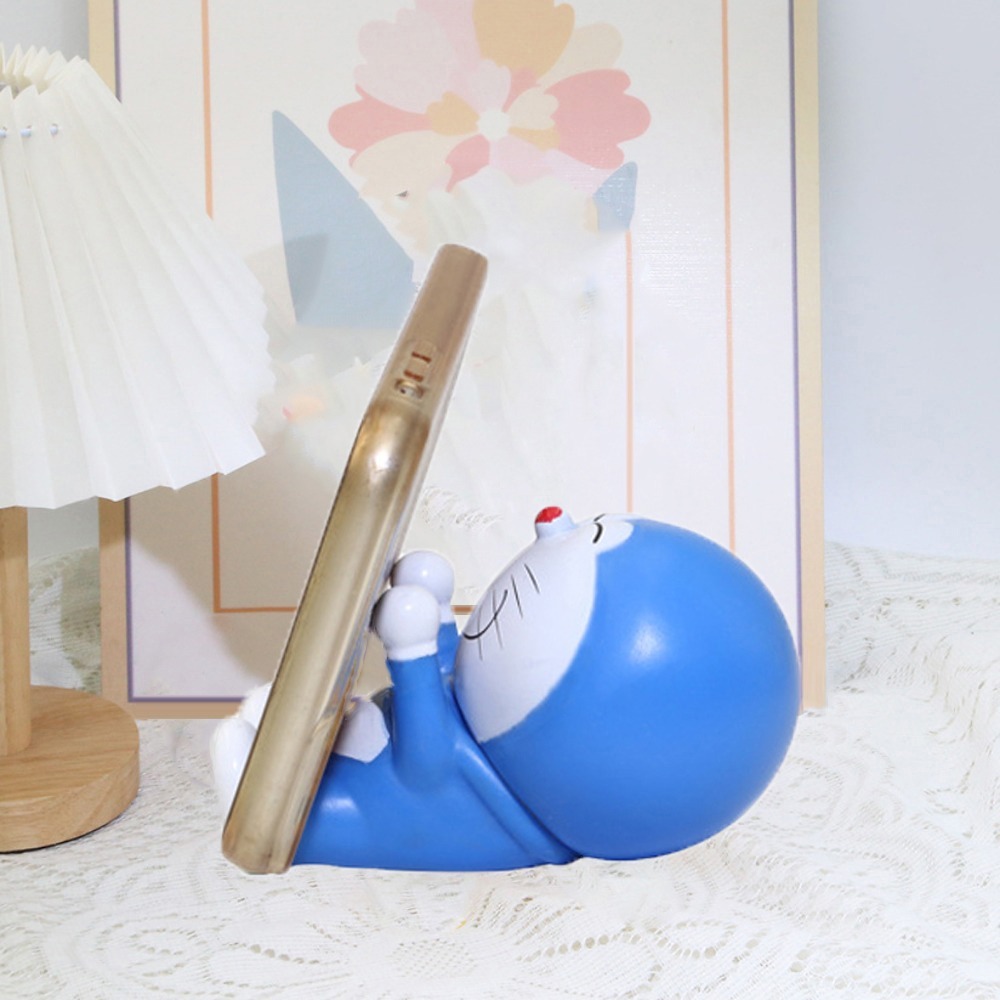 Universal Dingdang Cat Doraemon Doll Phone Holder Animal Figurines Desk ...