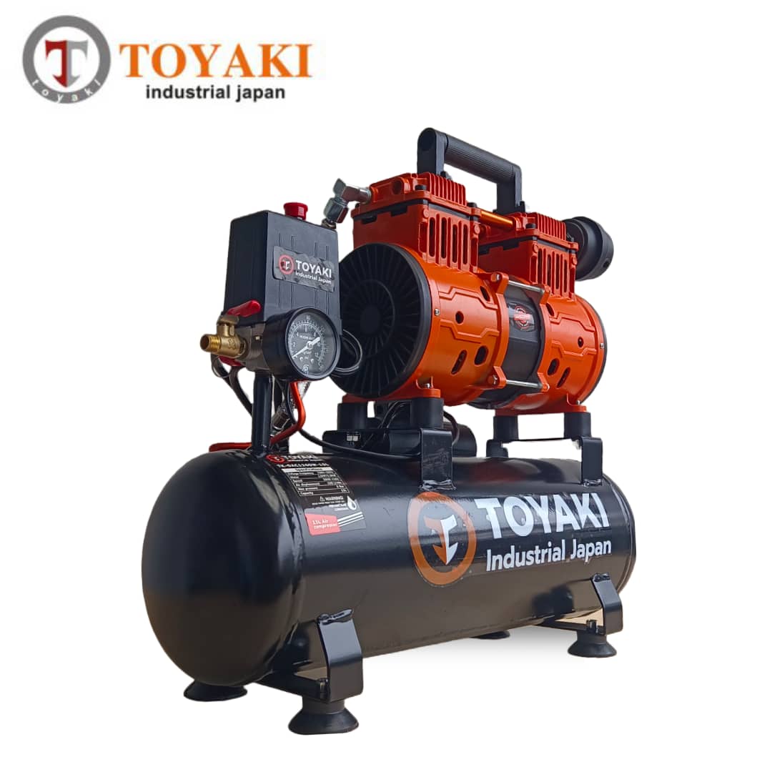 Toyaki 15Liter Tank Air Compressor Oil-free High Pressure Multifunction ...