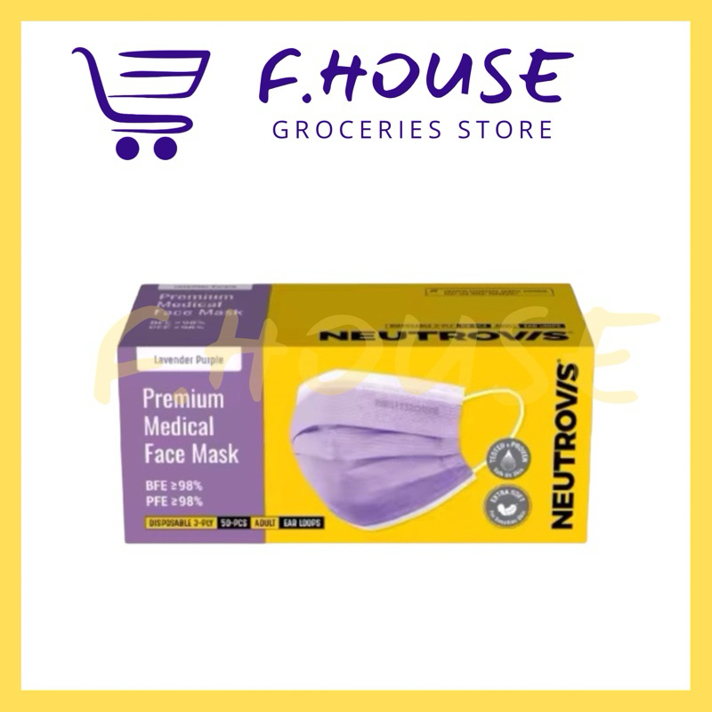 Neutrovis 3-Ply Premium Medical Face Mask (50’s) | Lazada