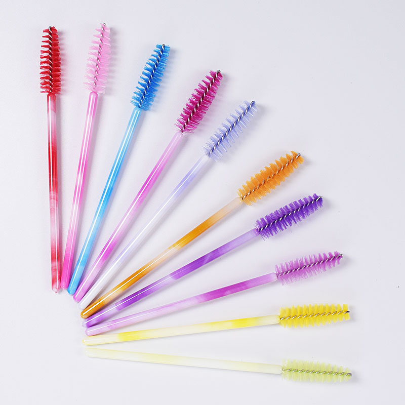 50pcs/Pack Makeup Brushes Plastic Micro Wand False Eyelash Brush Tool ...