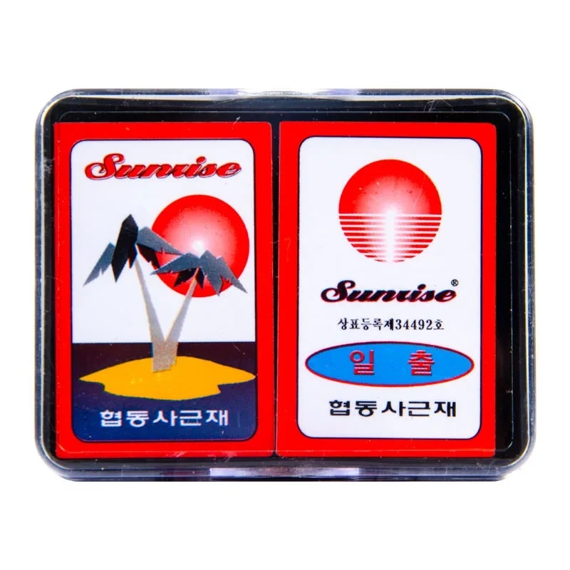 Korean Japanese PVC Waterproof Mahjong Gostop Go Stop Board Game Cards ...
