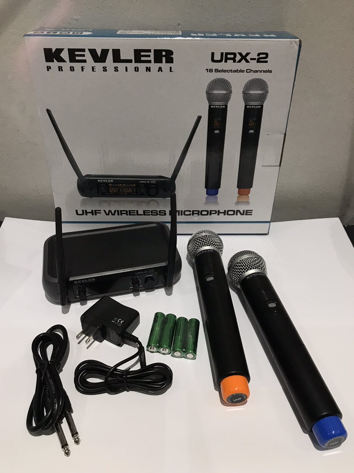 Kevler URX-2H Dual Handheld Wireless Microphone Set | Lazada PH