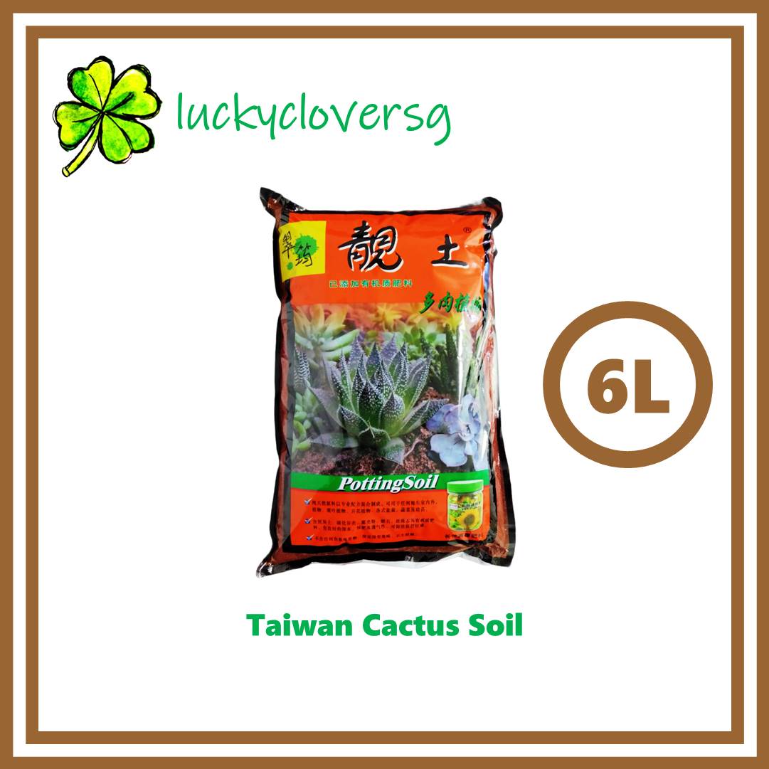 Cacti And Succulent Potting Mix / Baba (1.8kg / 7L) / Taiwan (2kg / 6L) / Super Cactus Soil (1kg ...