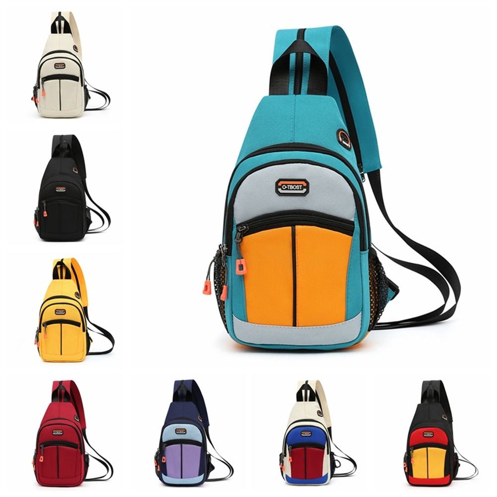 ANGY พร้อมรูหูฟัง กระเป๋าคาดอก กระเป๋าแมสเซนเจอร์ กระเป๋าสะพายไหล่แบบ ...