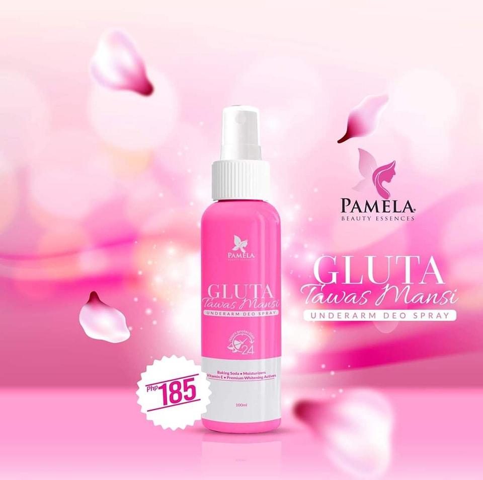 Pamela Gluta Tawasmansi Whitening Armpit Underarm Deo Spray | Lazada PH