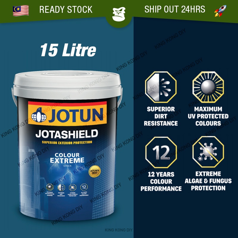 15L JOTUN Jotashield Colour Extreme 12 Years Colour Performance ...