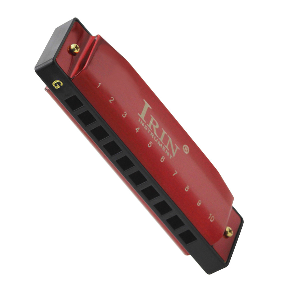 10 Hole 20 Tone Harmonica Responsive Tones Key Of G Metal Over-Blowing ...