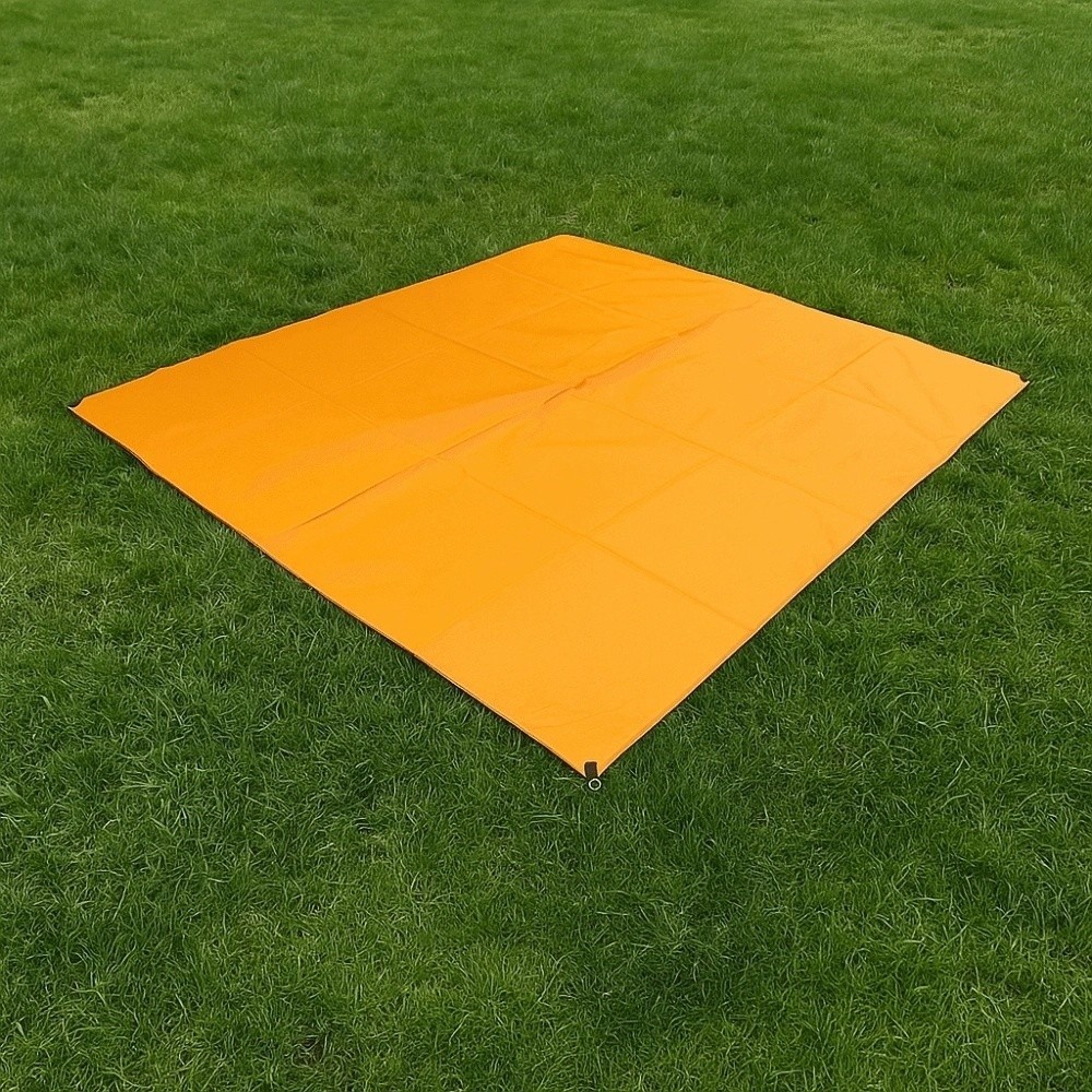 Compacted Waterproof Camping Floor Tarp PU Coating Ultralight Camping ...