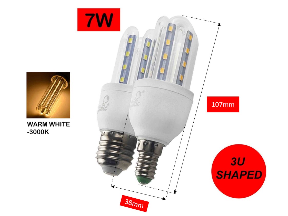 LED Light Bulb 7W/9W/12W/16W E27/E14 3U/4U RGB SHAPED LED BULB COLOR ...