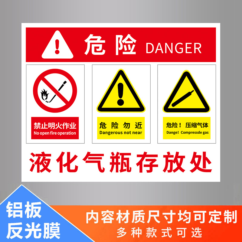 Oxygen cylinder identification card beware of cylinders, high-pressure ...
