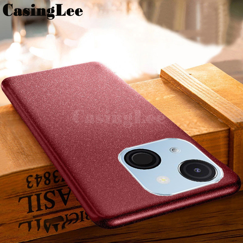 For itel A50C Case Matte Silicone Soft Sandstone Super Scrub Non-slip ...