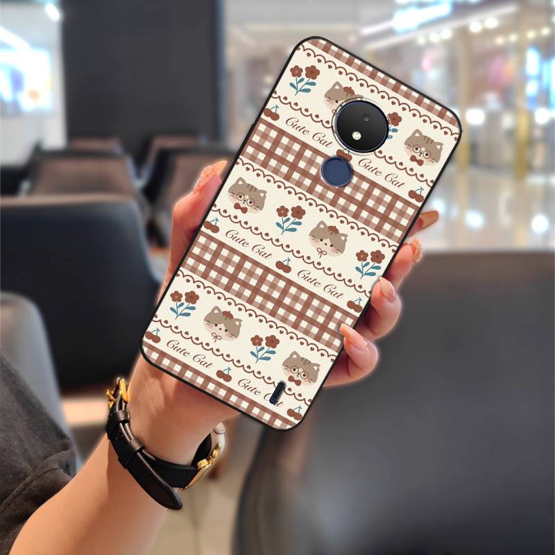 TPU Protective Phone Case For Nokia C21 Cute Graffiti Full wrap ...