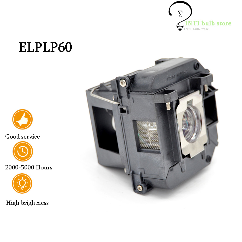 หลอดไฟโคมไฟโปรเจคเตอร์สำหรับ ELPLP60สำหรับ ELPLP61สำหรับ Epson ...