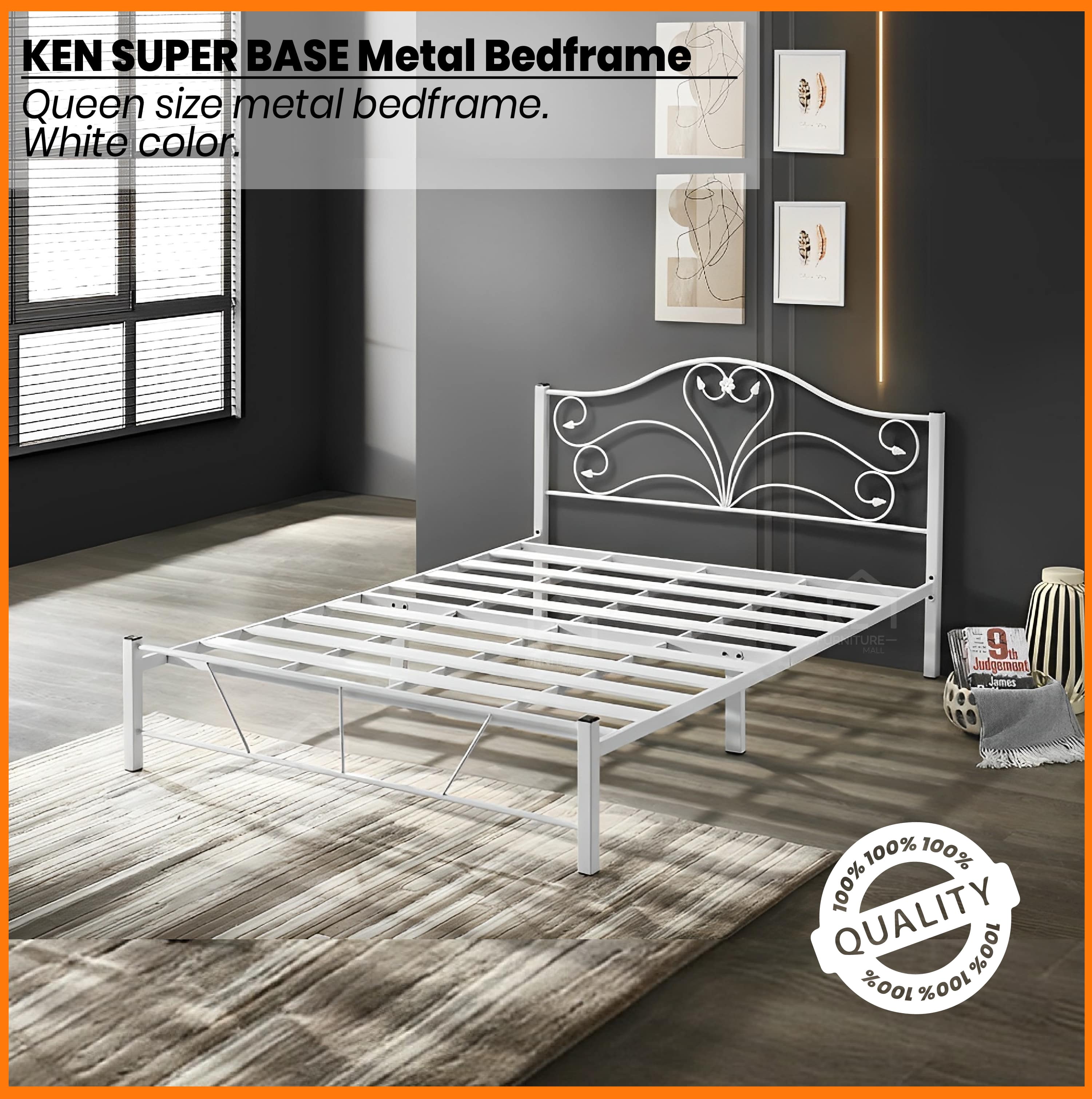 QUEEN SUPER HEAVY DUTY METAL BED FRAME _9766 SOLID QUEEN /Katil Besi ...