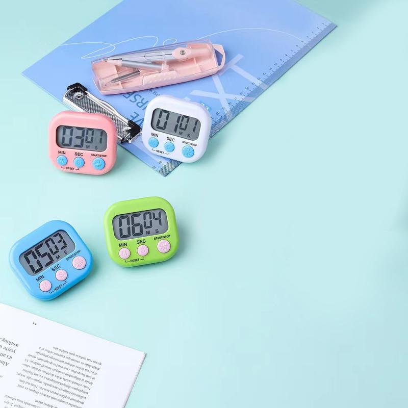 Kitchen Timer Magnetic Lcd Digital Countdown Swatch With Stand ...