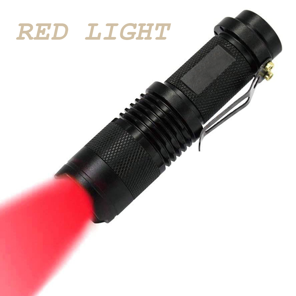 New Red/blue/green/white Led Flashlight Mini Flashlights Tactical ...