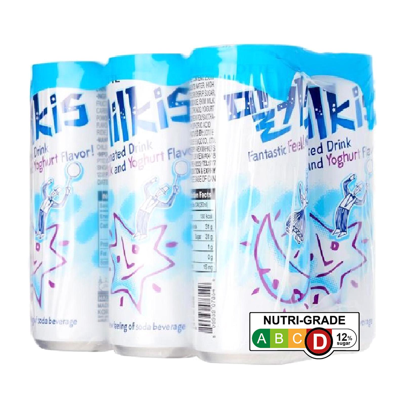 LOTTE Chilsung Beverage Milkis Yogurt Soda Carbonated Soft Drinks ...