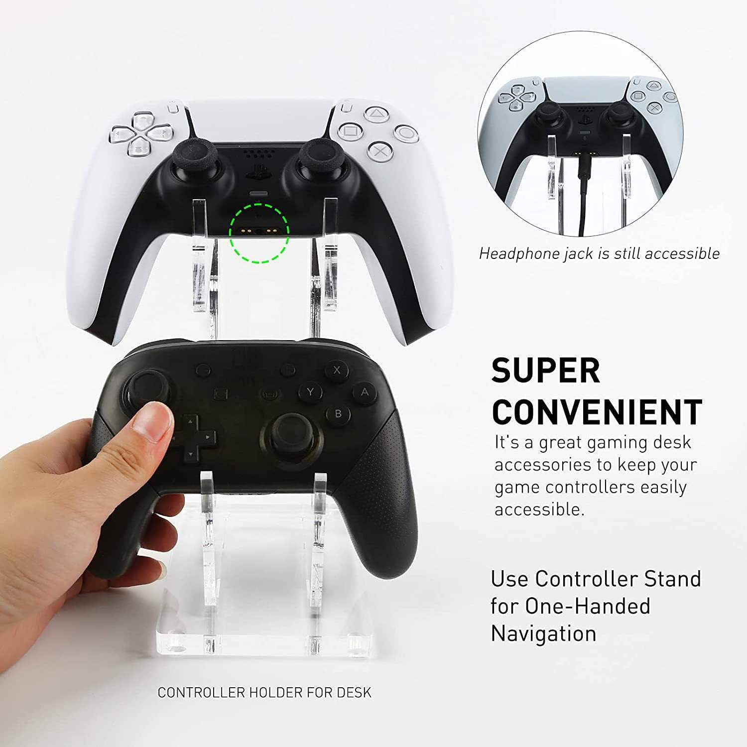 Diy Game Controller Bracket For Xbox Switch Ps5 Ps4 Transparent Game ...