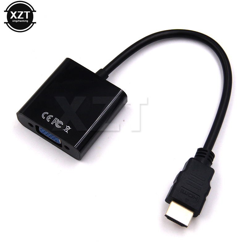 【Best Lrice】HDMI-compatible to VGA Adapter Cable Male To Female Video ...