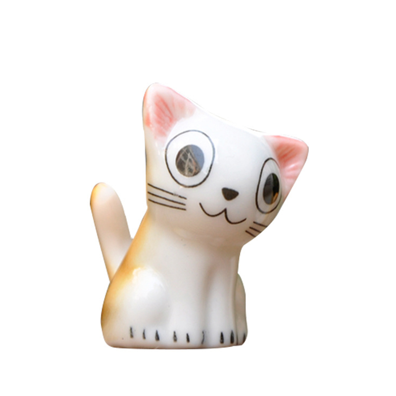 Cheese cat miniature figurines toys cute lovely Model Kids Toys 4cm PVC ...
