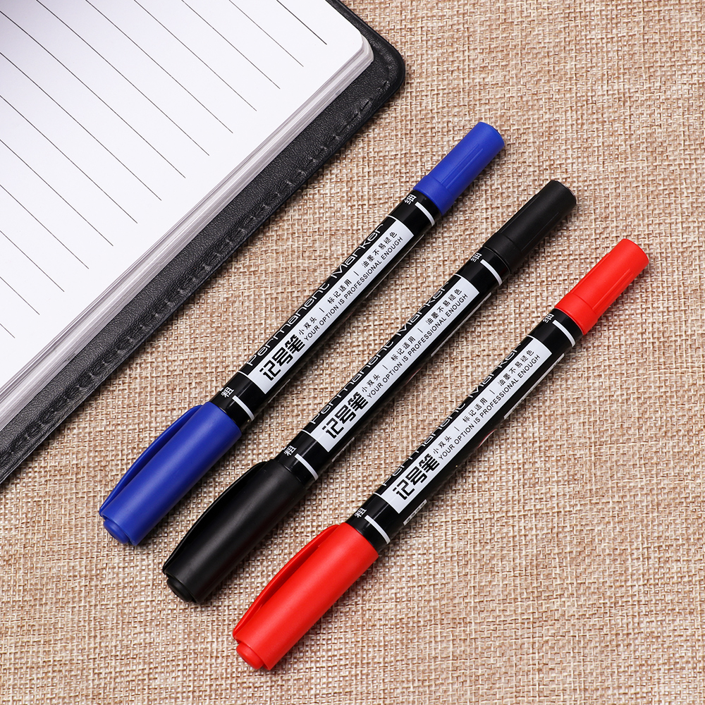 【GlobalVibeStore】1Pcs Colored Twin Tip Pens 0.5/1mm Fast Dry Permanent ...
