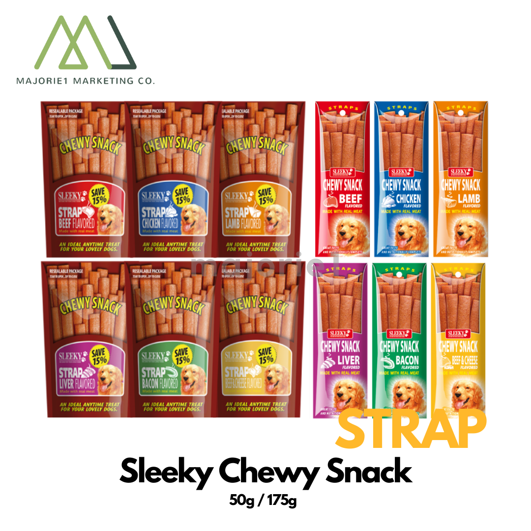Sleeky Chewy Snack Dog Treats (Stick or Strap) | Lazada PH