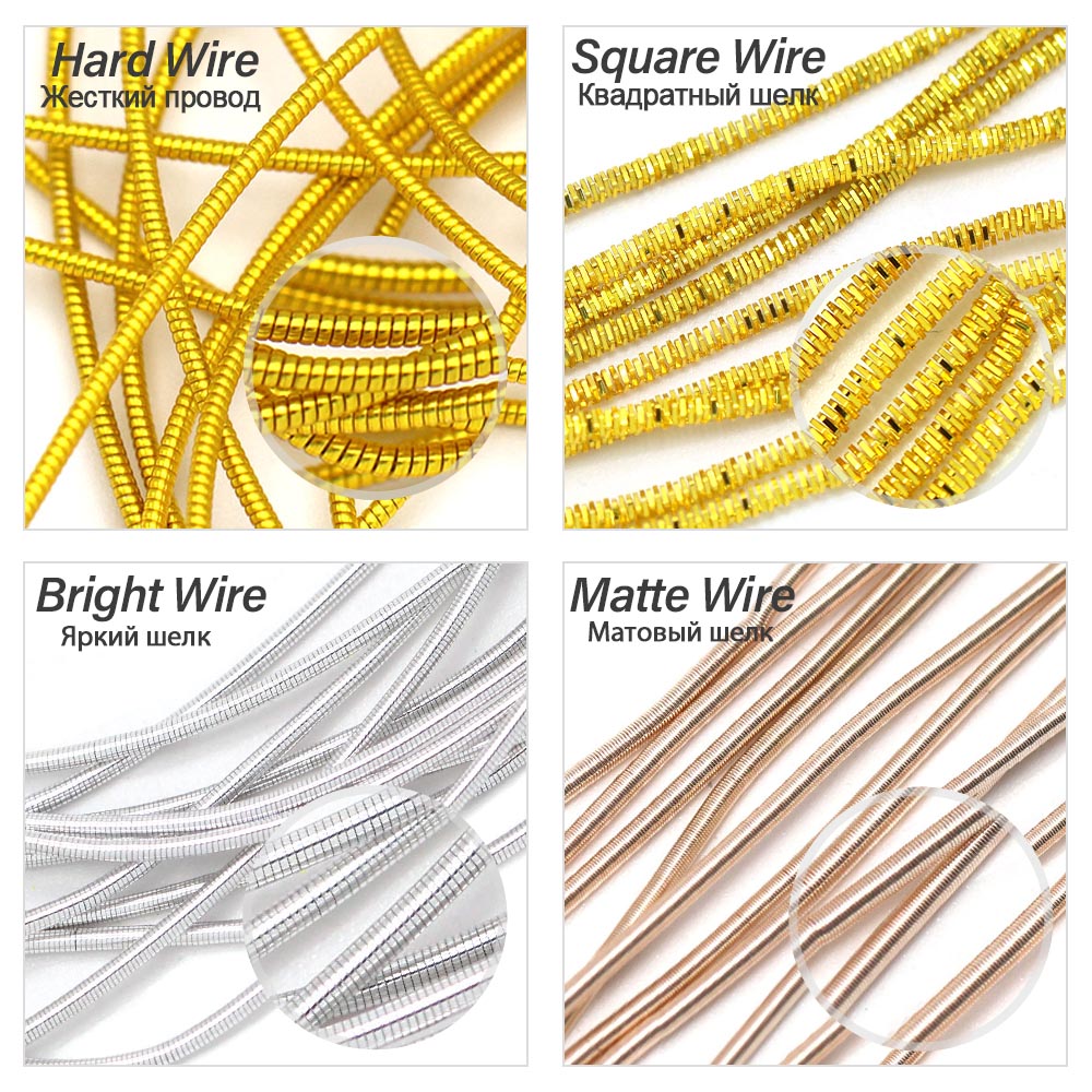 10g/bag Metal French Wire Copper Hard Wire Jewelry Accessories Gimp ...