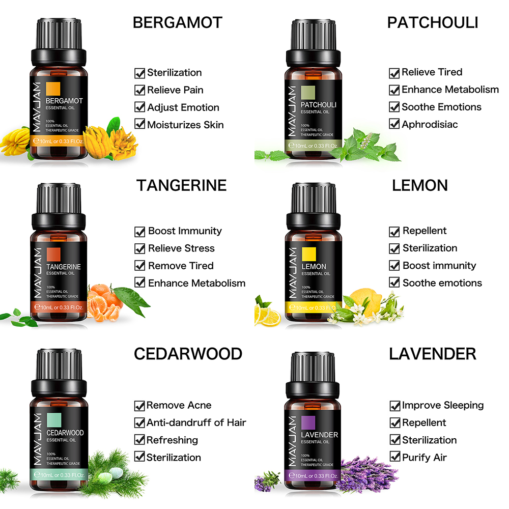 10ml Cedarwood Essential Oil Pure Natural Essential Oils Vetiver ...