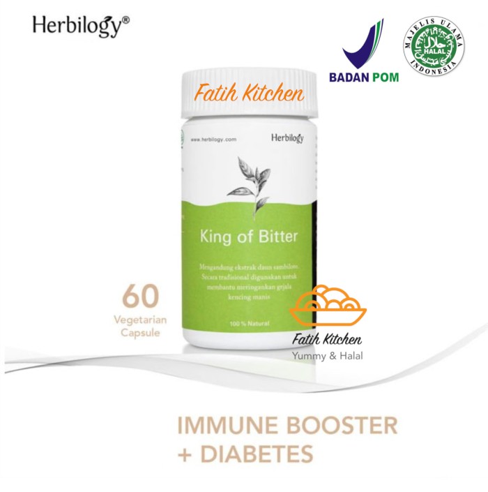 Herbilogy King of Bitter (Sambiloto) 60 kapsul | Lazada Indonesia