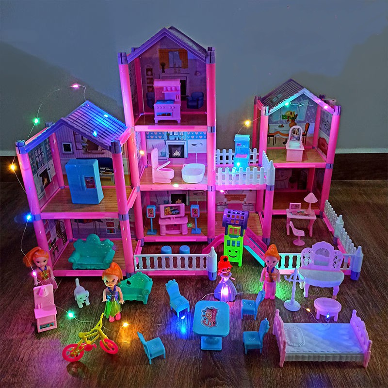 Ang Barbie Fantasy Mansion Villa Toy Set Na Gift Box Malaking Prinsesa ...