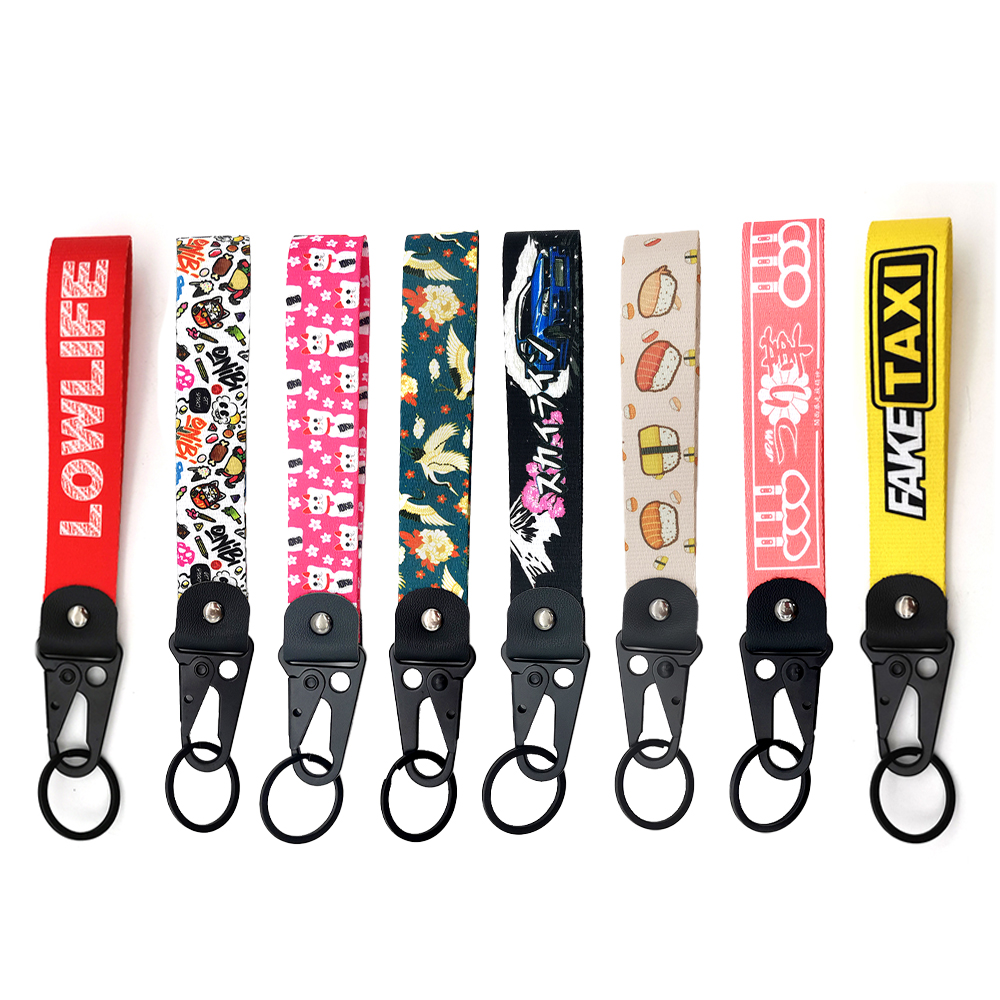 JDM Racing Keychain Nylon Keychain Style Sushi Key Tags High-Quality ...