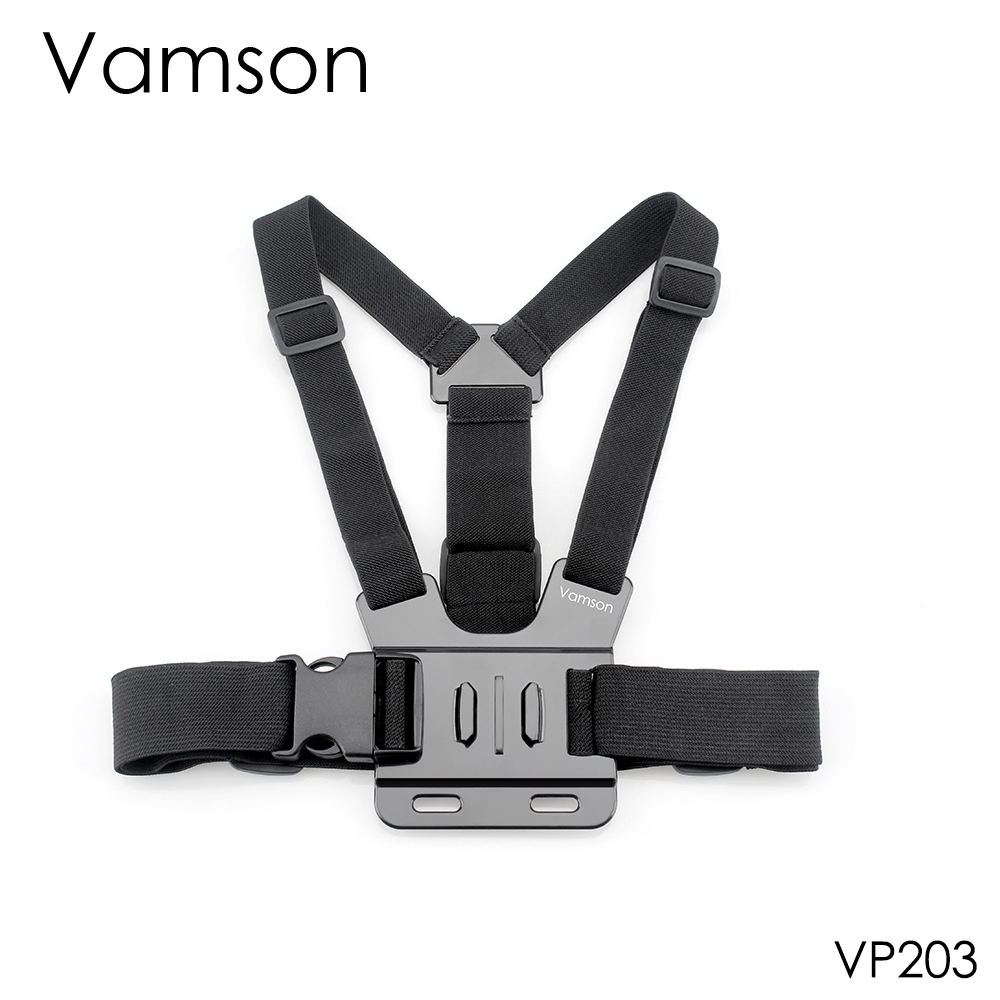 Vamson For 9 Accessories Chest Strap Belt Body Tripod Harness Mount For ...