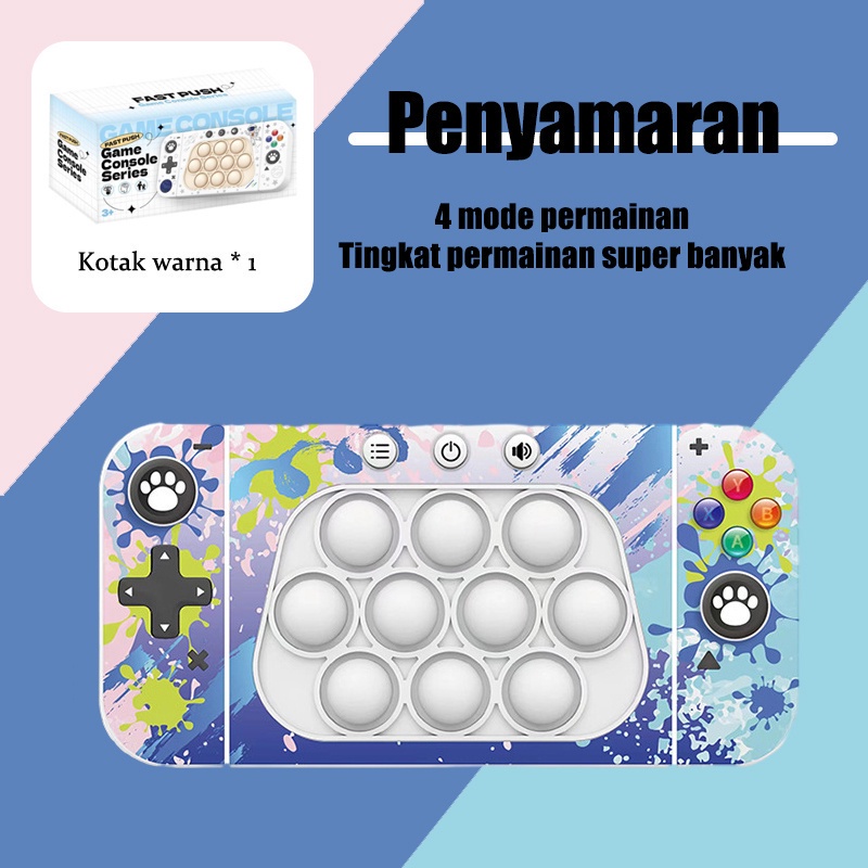 Pop It Push Bubble Game Challenge Pop It Electric Game Console Led ...