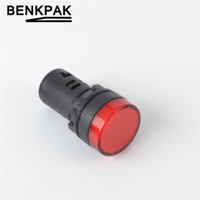 【TrendGlobe】1pcs 5V(6.3V) 12V 24V 220V 22mm Panel Mount LED Power ...