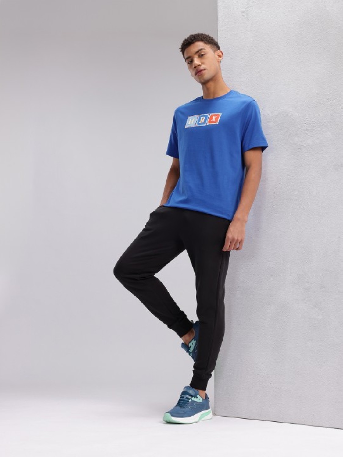 HRX By Hrithik Roshan Brand Logo Printed Lifestyle T-shirt For Men ...