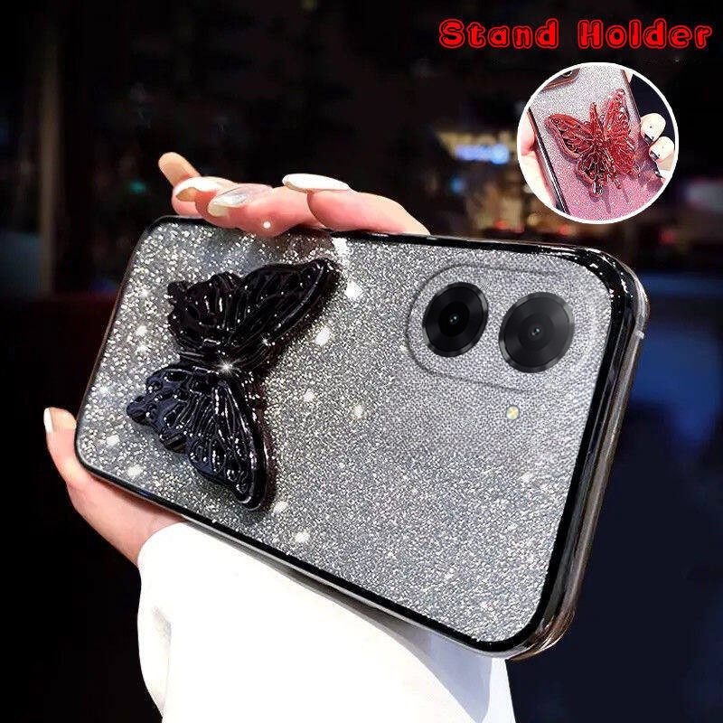New Phone case Xiaomi Redmi A5 Back cover with Cute Butterfly Stand ...