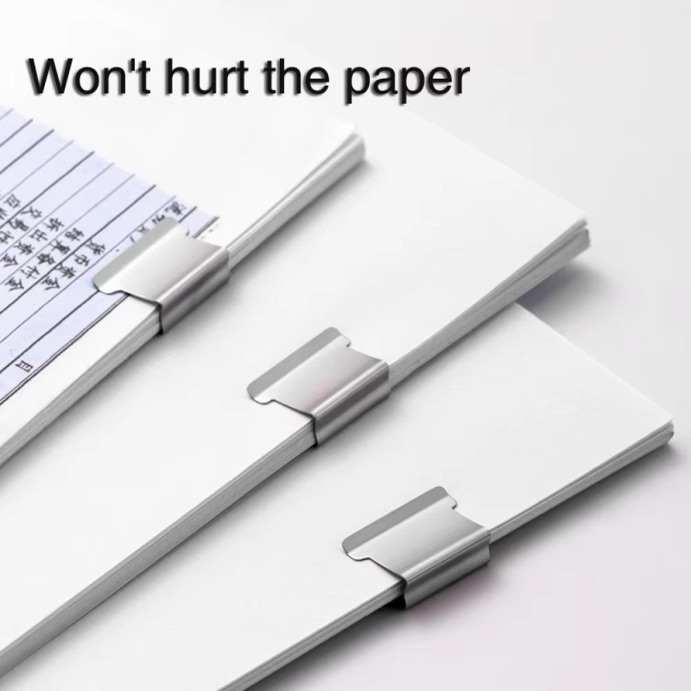 New Traceless Design Mini Stapler Push Operation No-Staple Hand Clamp ...