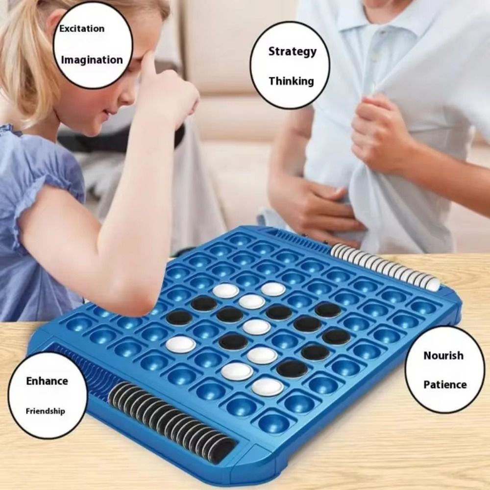 Backgammon Game Set Tabletop Game Flip Black White Chess Board Parent ...