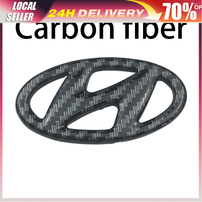 car badge emblem hyundai logo For Car Auto Steering Wheel Sticker For ...